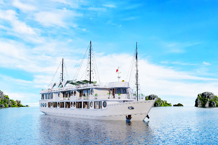 Halong Bay Resort cruise on Calypso Cruises - Color Travel